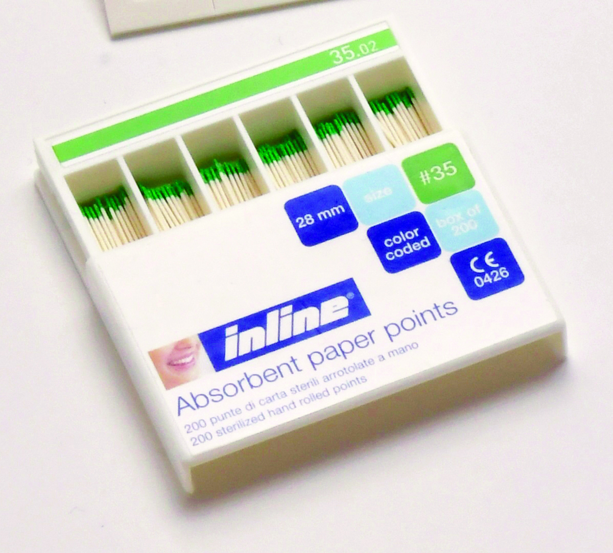 Paper Point Inline mis. 20 x 200pz | Dental Today