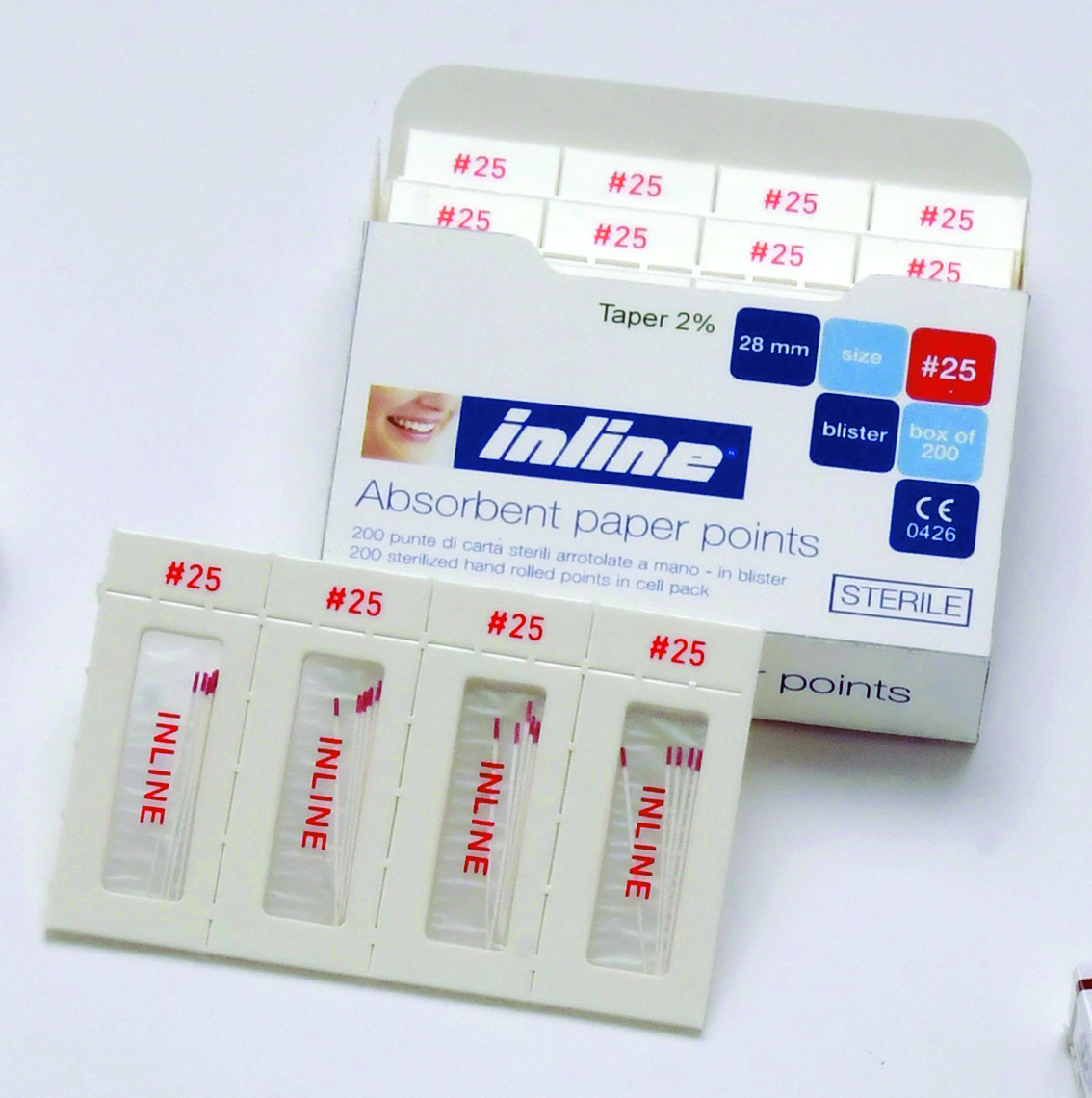 Paper Point Sterili Inline mis.30 x 200pz | Dental Today
