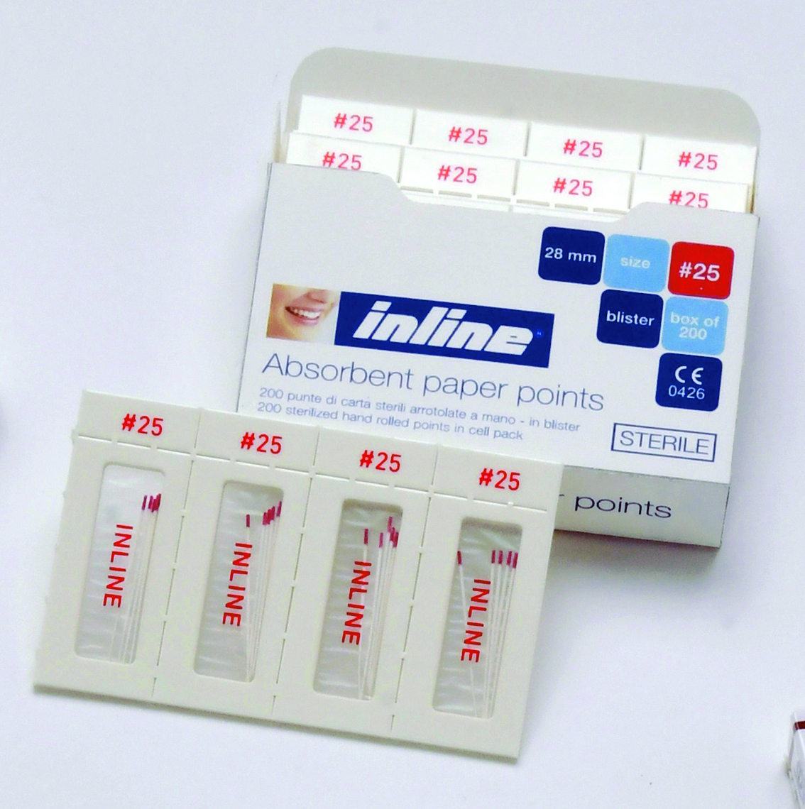 Paper Point Conicità 04 Inline mis.15 x 200pz | Dental Today