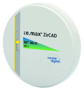 Ips E.Max Zircad Mt Multi A2 Ø98,5X16Mm | Dental Today