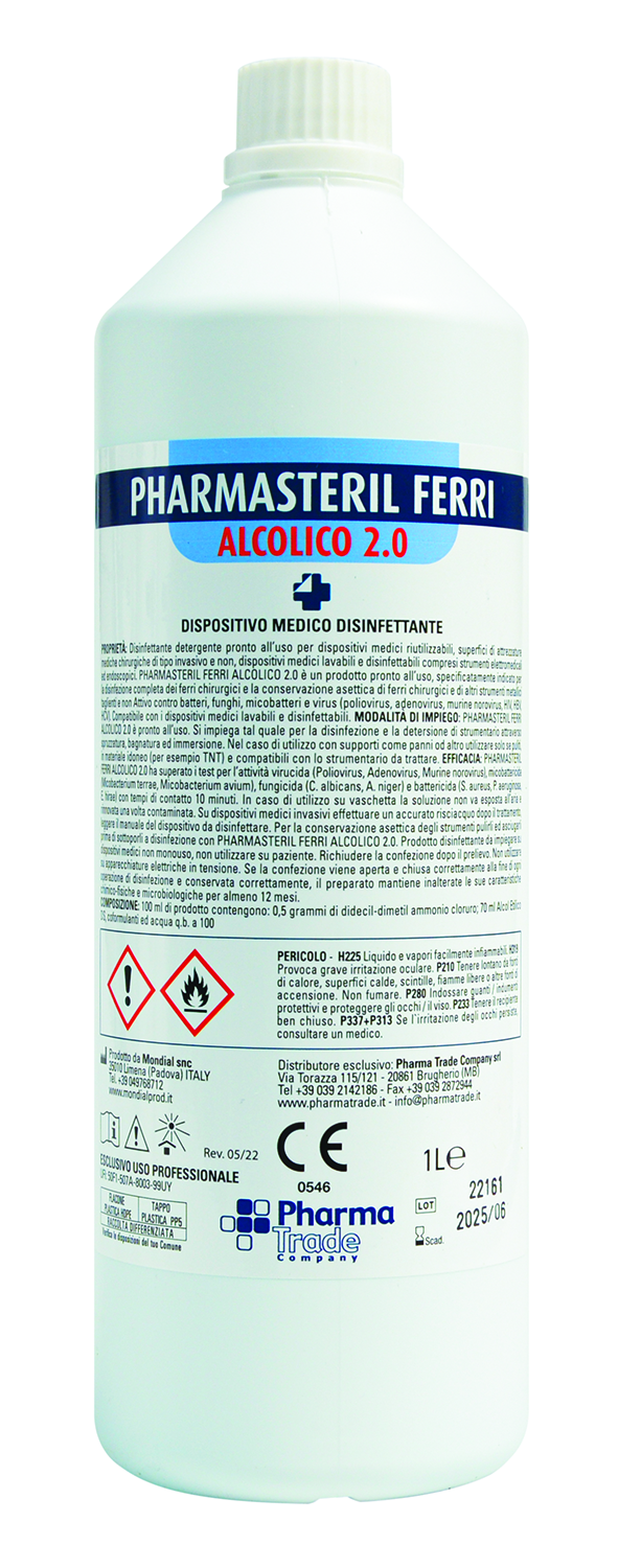 PHARMA STERIL FERRI ALCOLICO 2.0 Flacone da 1 litro | Dental Today